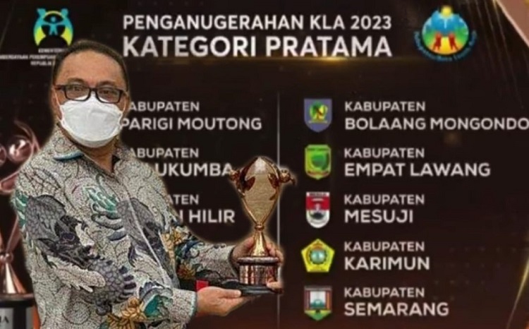 Naik Peringkat, Bolmong Kembali Raih KLA 2023 Kategori Pratama - MEDIATOTABUAN