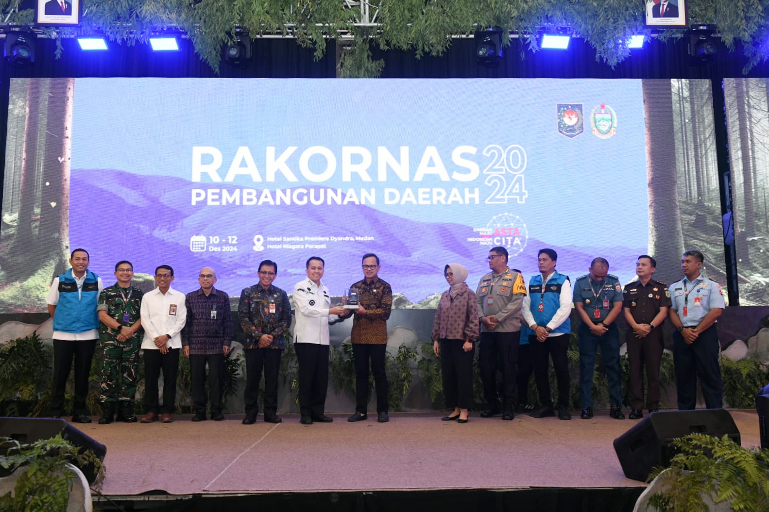 Wakil Bupati Asahan Ikuti Pembukaan Rakornas Perencanaan Pembangunan Daerah 2024 - MEDIATOTABUAN